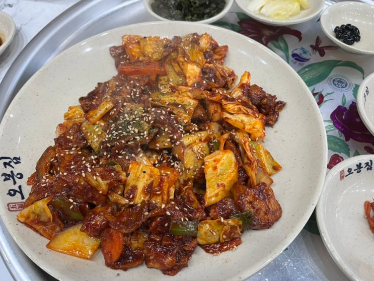 직화 낙지볶음 보쌈 전문점 전주 신시가지 도청 맛집 오봉집 네이버 블로그