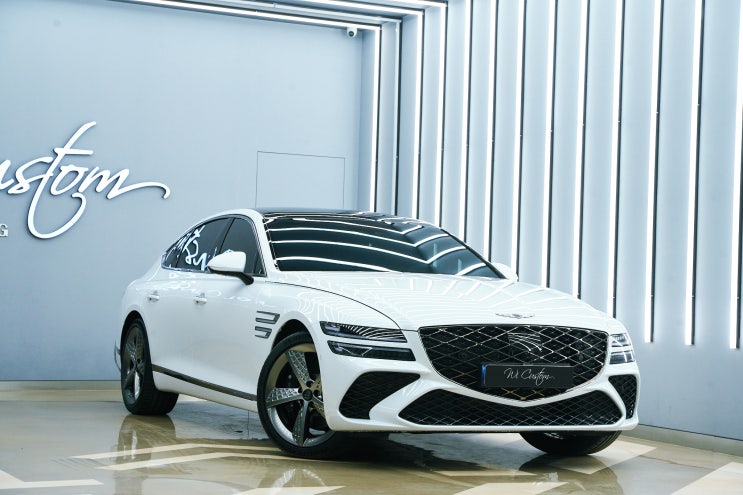 G80 스포츠패키지 페이스리프트 신차검수와 썬팅 PPF 까지 믿고 맡길 수 있는 곳! : 네이버 블로그