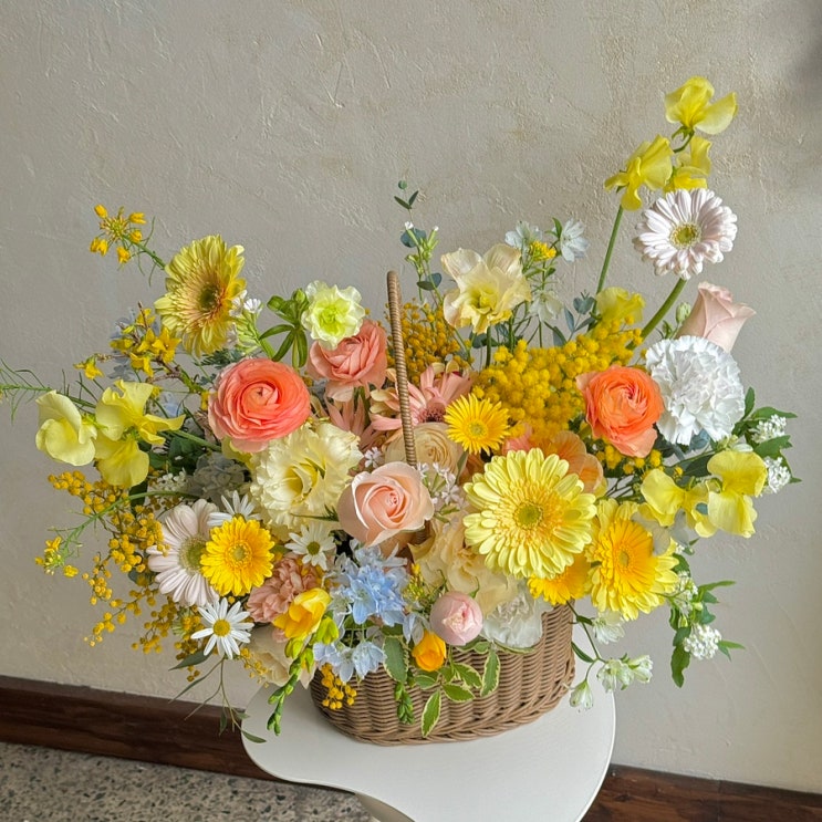 서귀포 꽃바구니 배송 서귀포꽃집제주꽃배송 환갑축하꽃바구니 오리움 오리움부케 Oriume 시그니처바구니 네이버 블로그