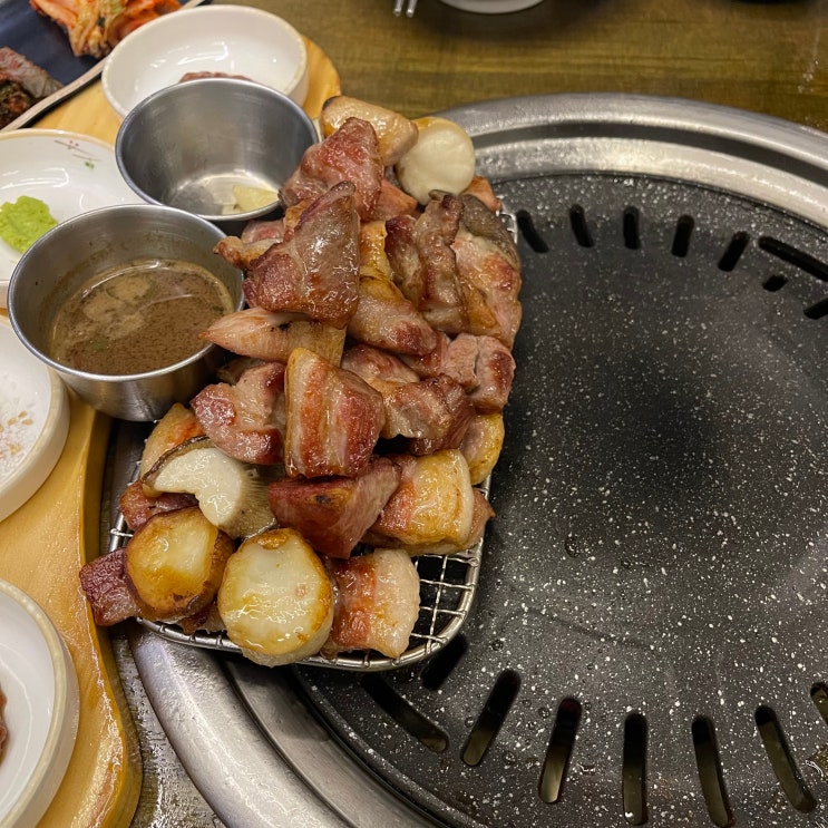 건대 고기집 최원석의돼지한판 숙성돼지고기 썰고 오기 건대입구역 맛집 네이버 블로그