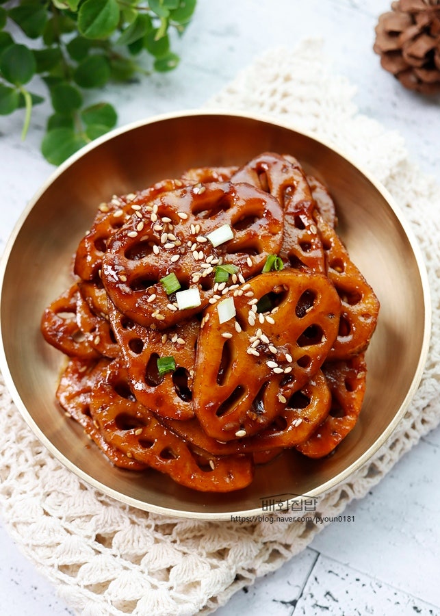 쫀득한 연근조림 만드는법 알토란 연근조림 레시피 맛있게 하는법 밑반찬 만들기 네이버 블로그