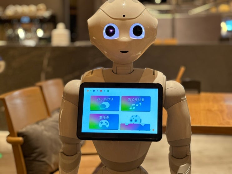 [일본/도쿄 카페] 로봇들이 반겨주는 시부야 도큐플라자 이색카페 페퍼팔러 Pepper Parlor : 네이버 블로그