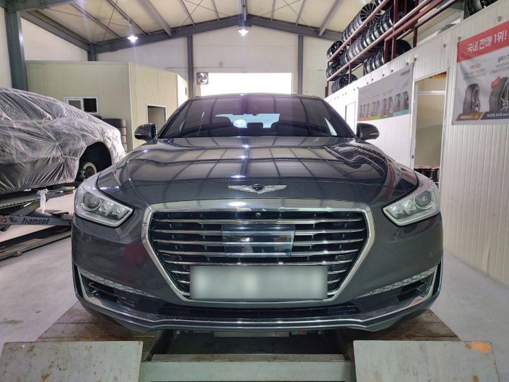 대전 휠복원 / 제네시스 EQ900 19인치 순정휠 (기스 스크래치 손상 휠수리) : 네이버 블로그