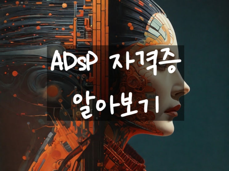 ADsP 자격증이란? 실무취업 시 얼마나 도움이 될까? : 네이버 블로그