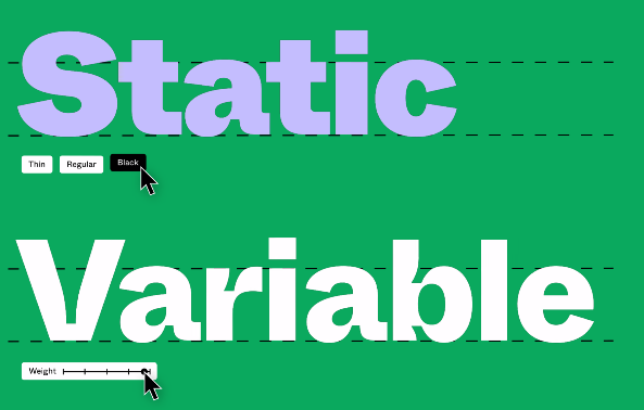 Static, Variable 글꼴 정의 : 네이버 블로그