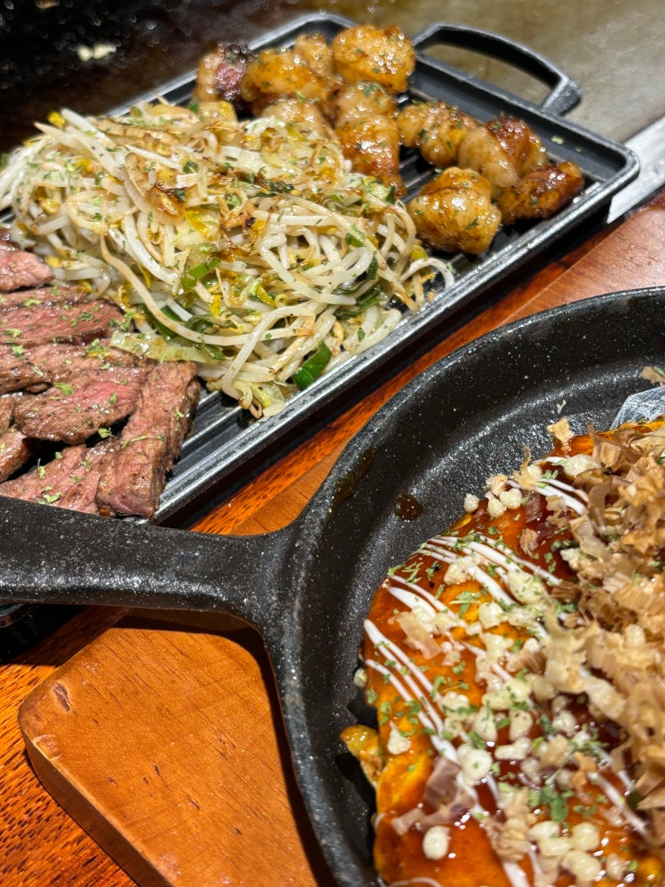 익산 카이치호르몬모현동 철판 요리 맛집 오코노미야끼테판야끼 네이버 블로그