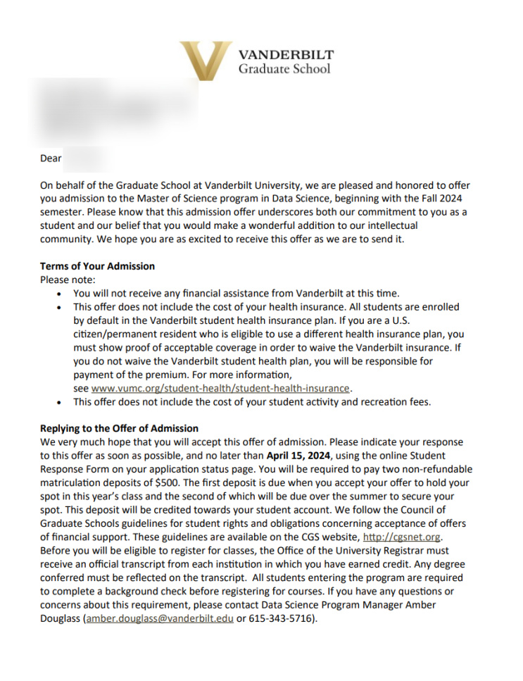 [합격소식] Vanderbilt University : 네이버 블로그