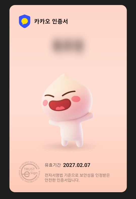 카카오톡 지갑 사용법 인증서 발급 삭제 탈퇴 네이버 블로그