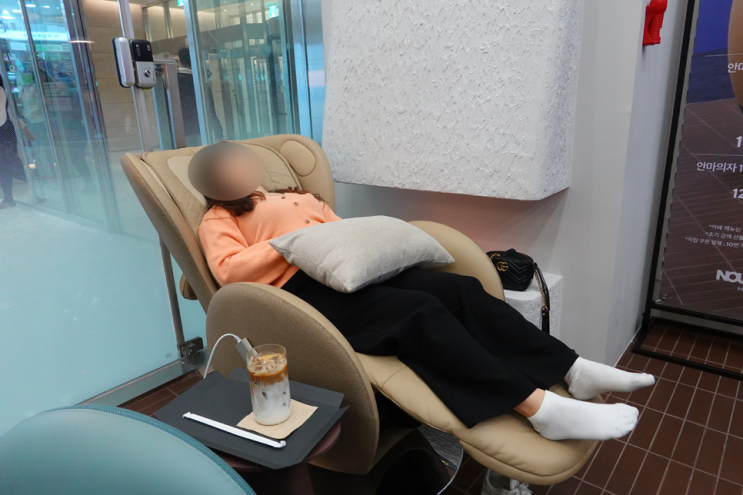 잠실 롯데월드몰 카페 누하스 안마의자 체험과 맛있는 커피가 있는곳 네이버 블로그
