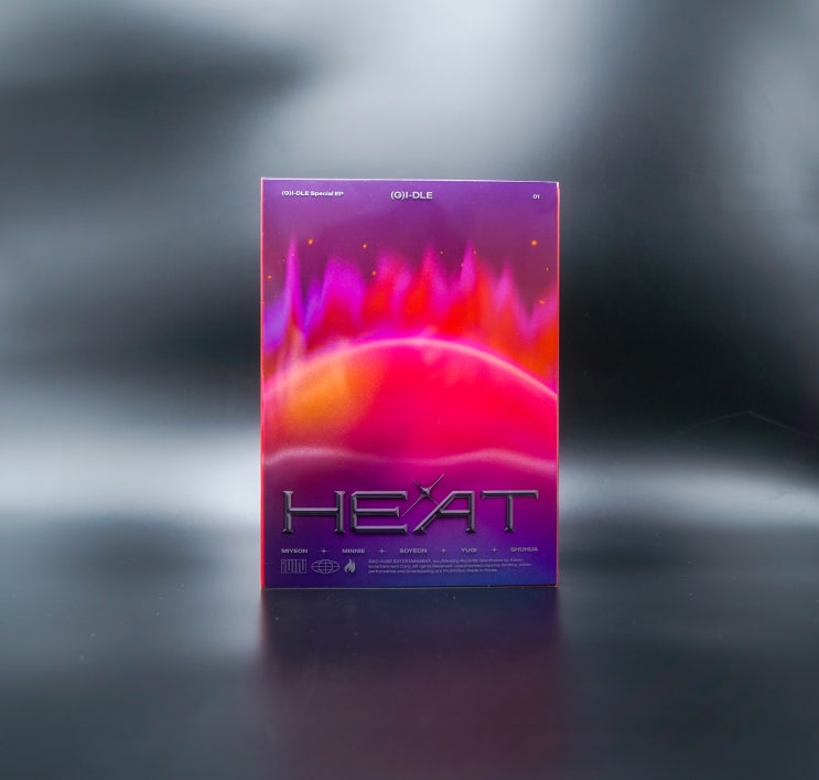 (여자)아이들, 스페셜 앨범 HEAT FLARE Ver. 앨범 언박싱 [(G)-IDLE, Special EP FLARE Ver ...