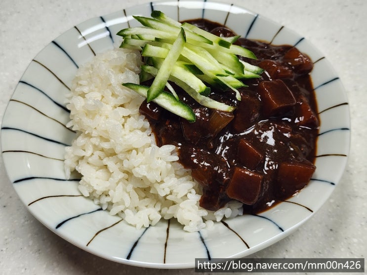 간편하게 오뚜기짜장밥 만들기 고기없이 맛있는 짜장밥 만들기 매운짜장밥 만들기 : 네이버 블로그