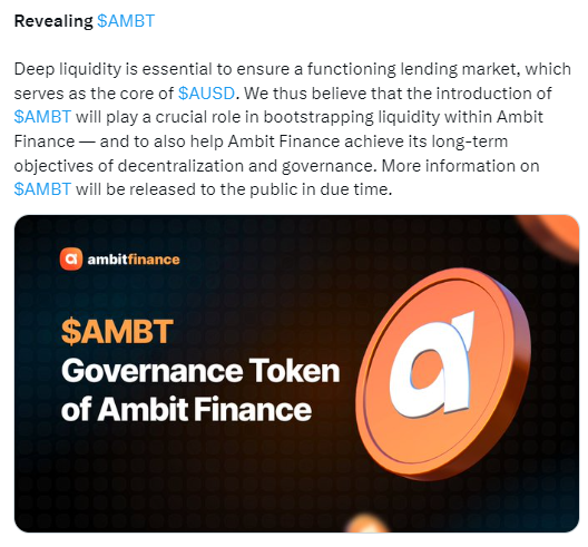 Ambit Finance 소액 예치 : 네이버 블로그