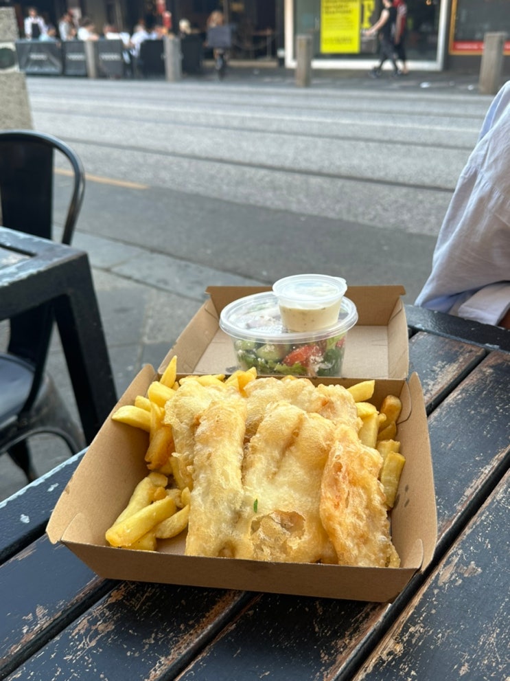 멜버른 세인트킬다 비치 피쉬앤칩스 맛집 Pink Flake Best and Chips (+ 젤라또) : 네이버 블로그