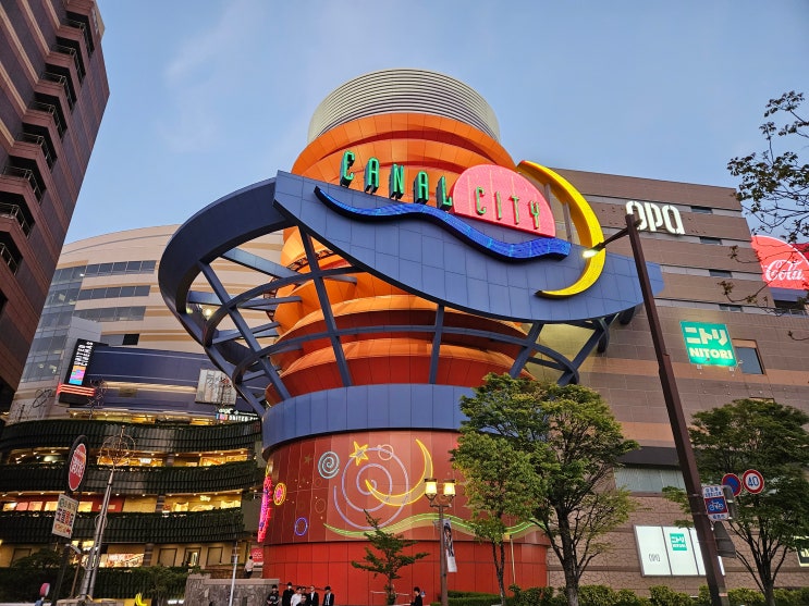 일본 후쿠오카 캐널시티 지도 분수쇼 시간 및 위치 쇼핑리스트 식당 주변 볼거리 네이버 블로그