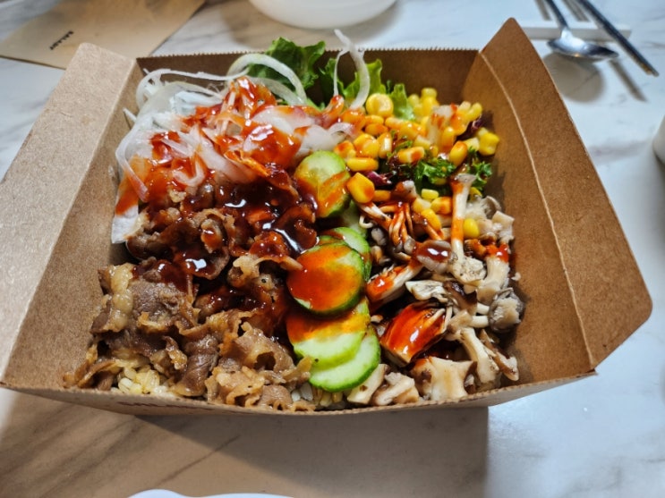 죽전 샐러드 맛집 샐러디 신메뉴 비빔우삼겹 웜볼 메뉴 다이어트 추천 네이버 블로그