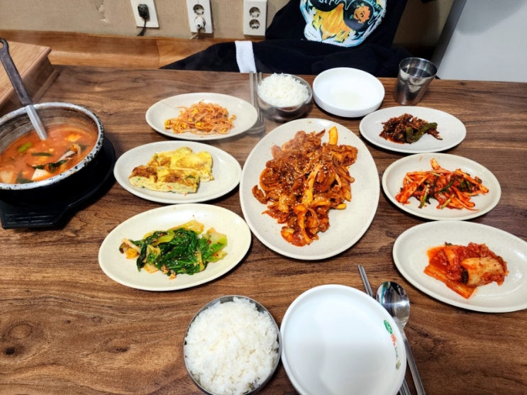 내돈내산 가성비 좋은 제육오징어볶음 백반 맛집 강서구 등촌동 등촌역부근 의성식당 네이버 블로그