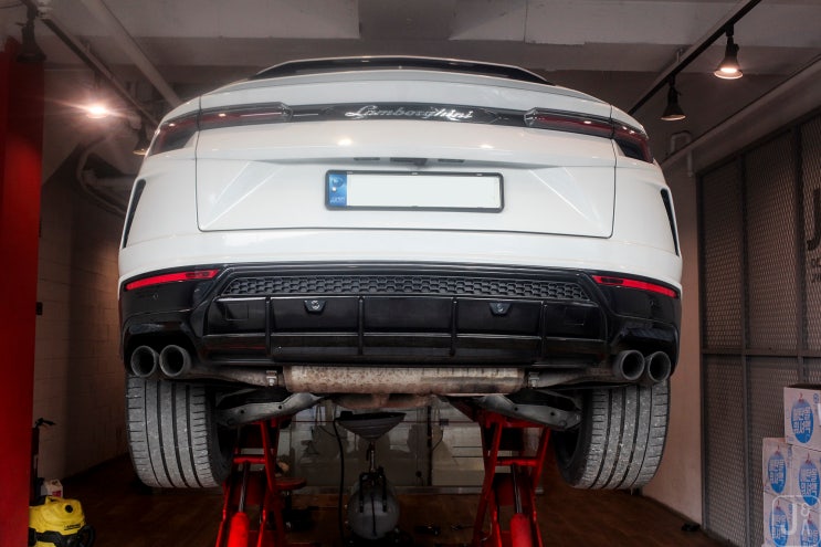 [수입차 엔진오일교환] Lamborghini Urus 4.0 V8 / JNa 오일 용인 동백 {구성, 죽전, 구갈, 신갈, 보정 ...