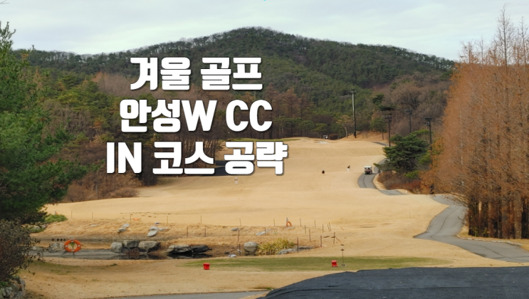 겨울골프 골프존카운티 안성wcc In 코스 공략 네이버 블로그