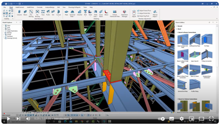 철골샵 드로잉 프로그램 소개-COMOSYS Steel : 네이버 블로그