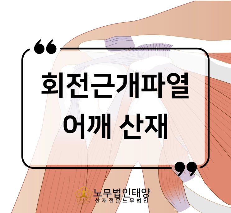 어깨 파열 산재 회전근개 인공관절 승인사례 직업병 네이버 블로그