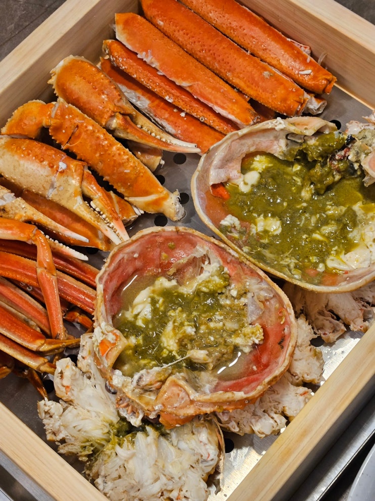 양산 대게 맛집 스테이크도 함께 크랩앤그릴 : 네이버 블로그