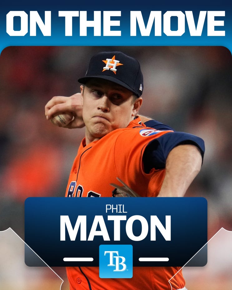 필 메이탄 (Phil Maton)을 영입한 탬파베이 레이스 : 네이버 블로그