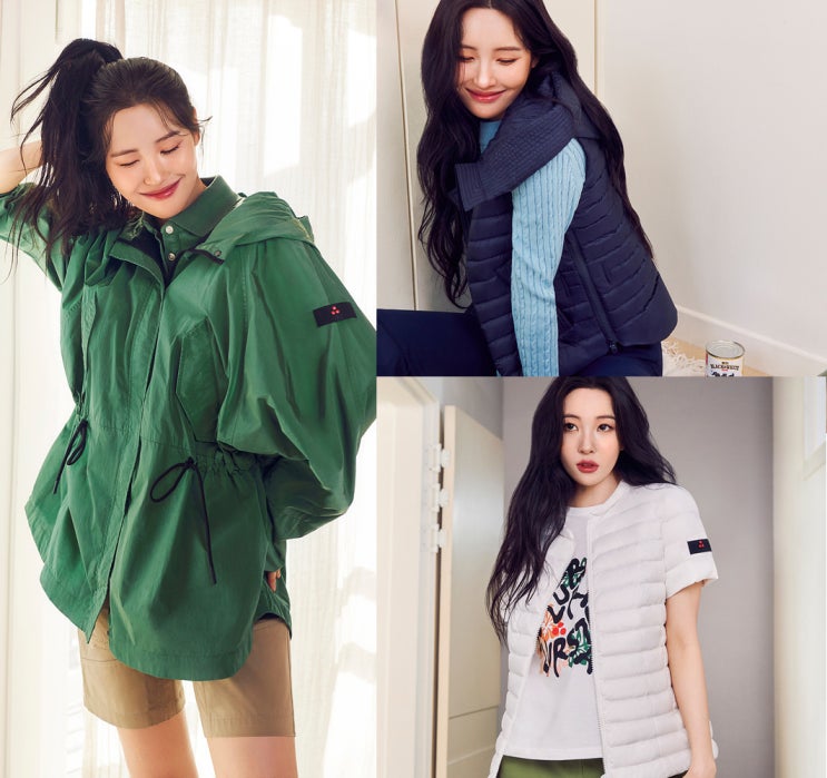페트레이 선미 24ss 시즌 화보 패션 여자 봄 바람막이 후드 점퍼 추천 명품 프리미엄 바람막이 자켓 코디 네이버 블로그