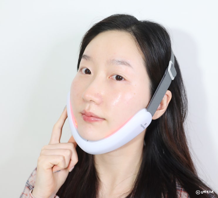 얼굴 브이라인 만드는 법 중주파 쉐이피 브이라인 밴드 뷰티디바이스 사용 후기 네이버 블로그