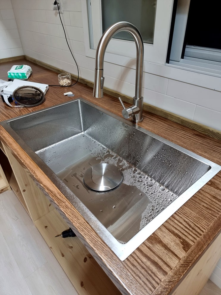 사각싱크볼 셀프 교체하기. 어렵지 않아요~ : 네이버 블로그