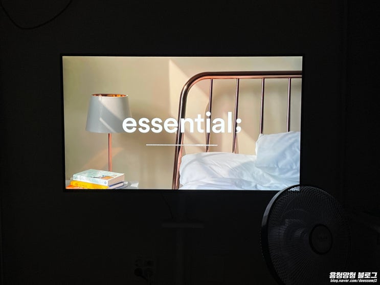 자취꿀템 삼탠바이미 삼성 스마트 모니터 M7 43인치 카멜마운트 SMB32 거치대 조합 내돈내산 솔직후기 : 네이버 블로그