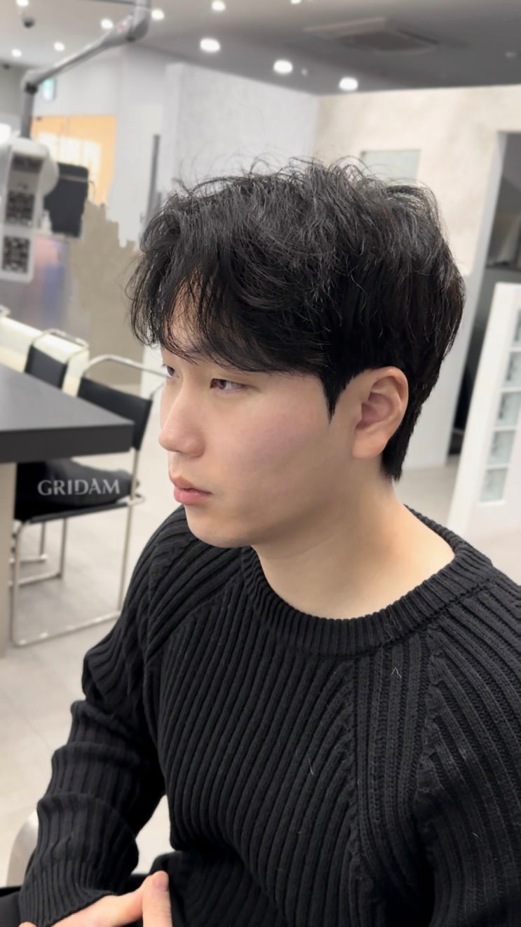 2024 남자리프펌 하고싶은 사람!🙋🏻 남자 세미리프펌+다운펌/미사남자머리 그리담수정 미사미용실 하남미용실 : 네이버 블로그