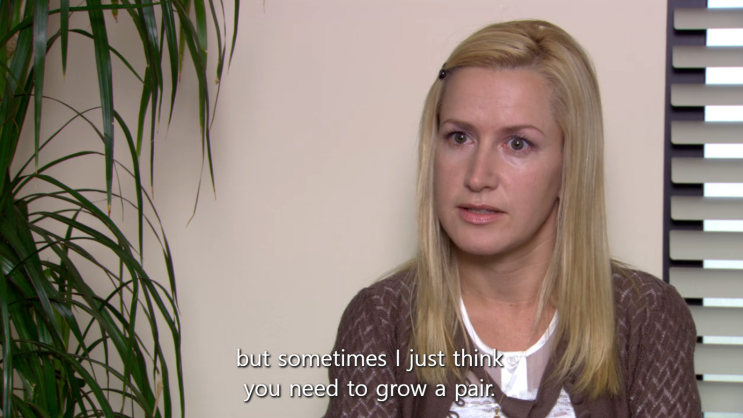 성인영어회화 영어슬랭 영어회화 앱 grow a pair : 네이버 블로그