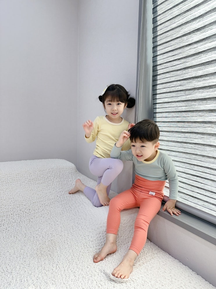 아기 얇은 내복 유아 배앓이방지 아동 실내복 더맨디 네이버 블로그