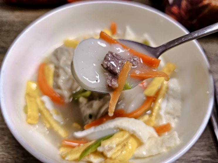 소고기 떡만두국 끓이는 법 레시피 엄마표요리 어린이아침식사 네이버 블로그