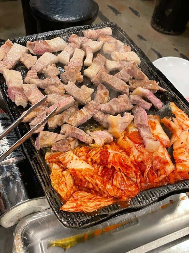 술이 술술 들어가는 합정 고깃집 신김치생삼겹살 리뷰웨이팅 정보 네이버 블로그