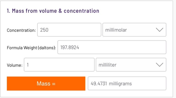 Molarity Calculator - 각종 화학물질의 농도 계산 방법 : 네이버 블로그