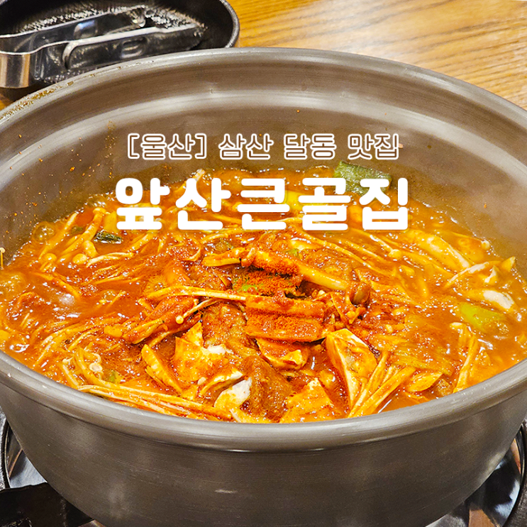 울산 삼산 달동 맛집 앞산큰골집 매콤한 등갈비 먹거리 네이버 블로그