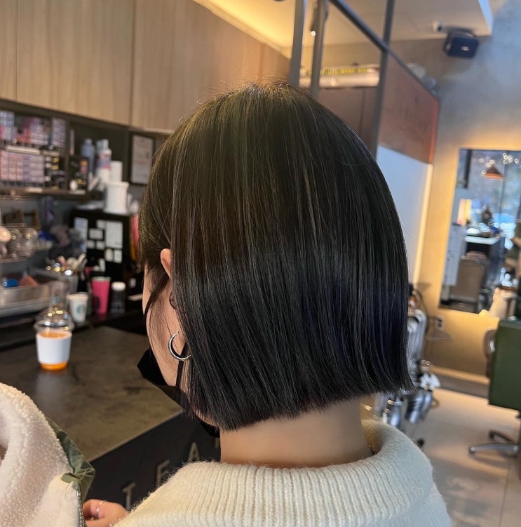 인천 단발 발레아쥬 염색, 자연스러운 옴브레 미용실 : 네이버 블로그