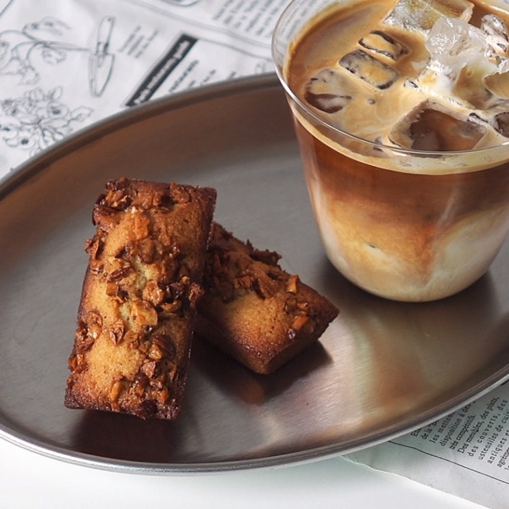 아몬드크로칸트 휘낭시에 만들기🥨ㅣAlmond croquant financier recipeㅣ홈베이킹 : 네이버 블로그