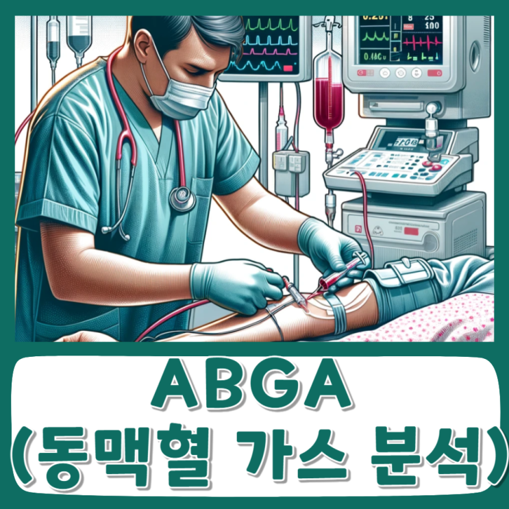 ABGA 동맥혈 가스 분석 검사 주의사항 목적 정상 수치 : 네이버 블로그