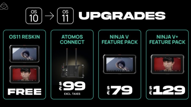 Atomos Ninja V/V+ users can update to AtomOS 11, but there is a catch ...