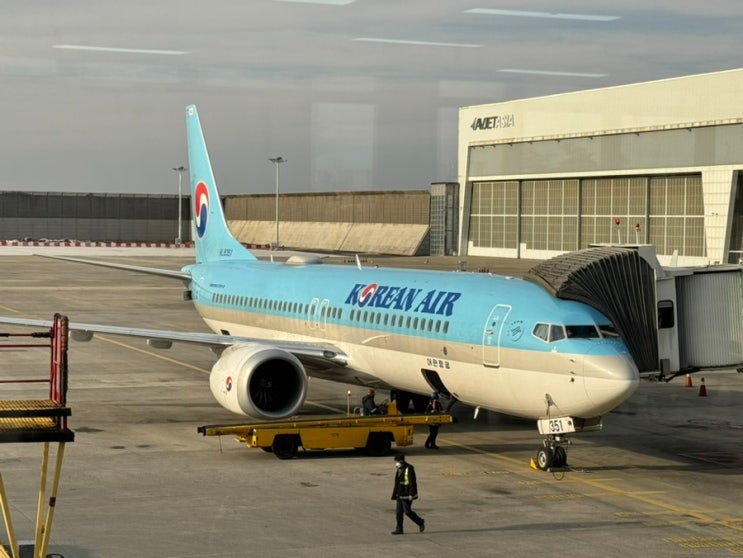 김포 공항 -간사이(오사카) 노선 대한항공 KE2119 후기 기내식 칼스 맥주 Korean air Kal’s Lager ...