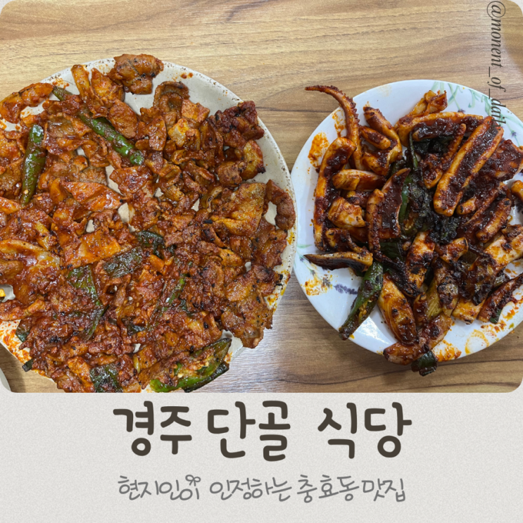 경주 단골식당 현지인이 인정하는 충효동 맛집 네이버 블로그