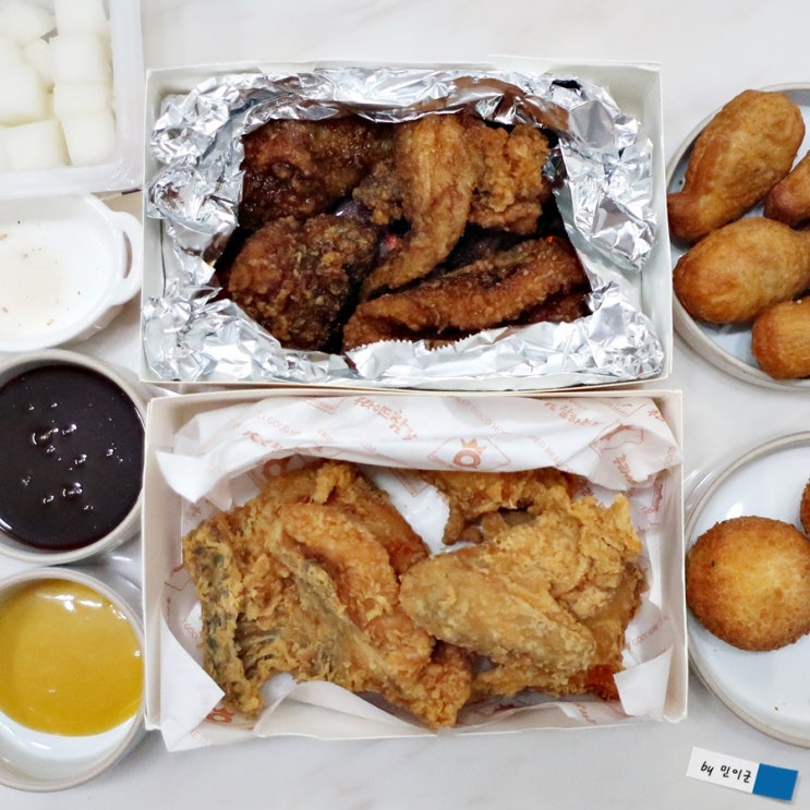 후라이드 참 잘하는 집 메뉴 후라이드치킨 핫간장 붕어빵 후참 포장 및 가격 : 네이버 블로그