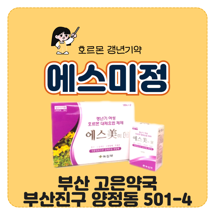 녹십자 에스미정 식물성 호르몬 갱년기약 네이버 블로그