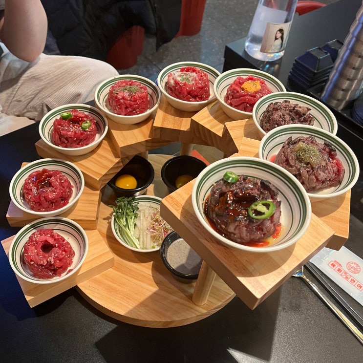 수원육회 무한리필 맛집 김천재의 육회반한연어 네이버 블로그