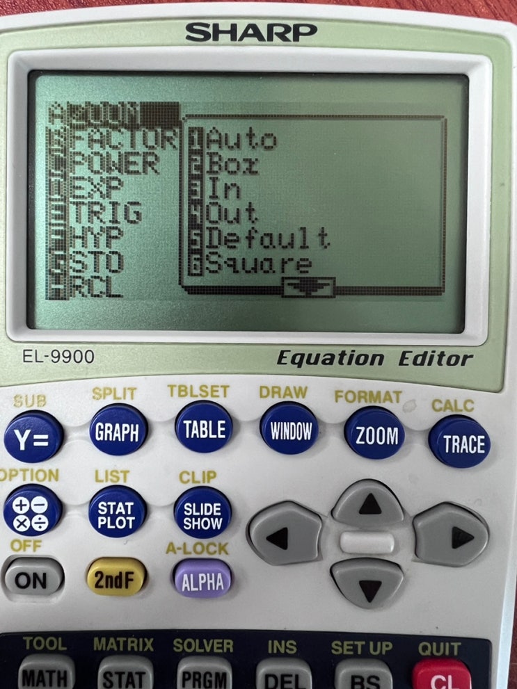 샤프전자공학용 계산기 EL-9900 액정표시불량 수리 : 네이버 블로그