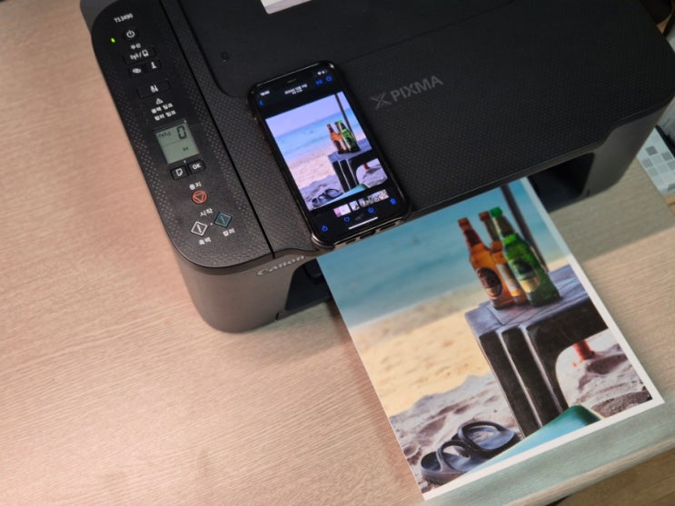 가정용 잉크젯 복합기 추천, 무선 연결로 사진까지 출력하는 캐논 TS3490 프린터 : 네이버 블로그