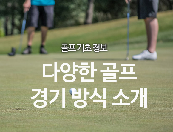 골프 경기 방식 플레이 종류는 어떤 것들이 있을까 네이버 블로그
