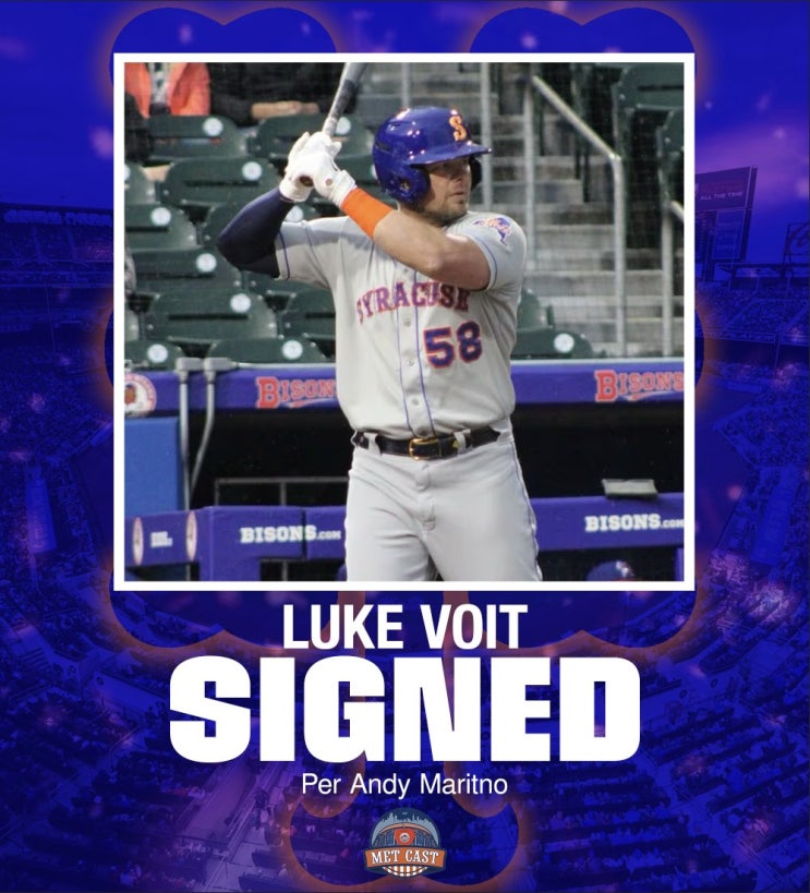 루크 보이트 (Luke Voit)와 계약에 접근한 뉴욕 메츠 : 네이버 블로그